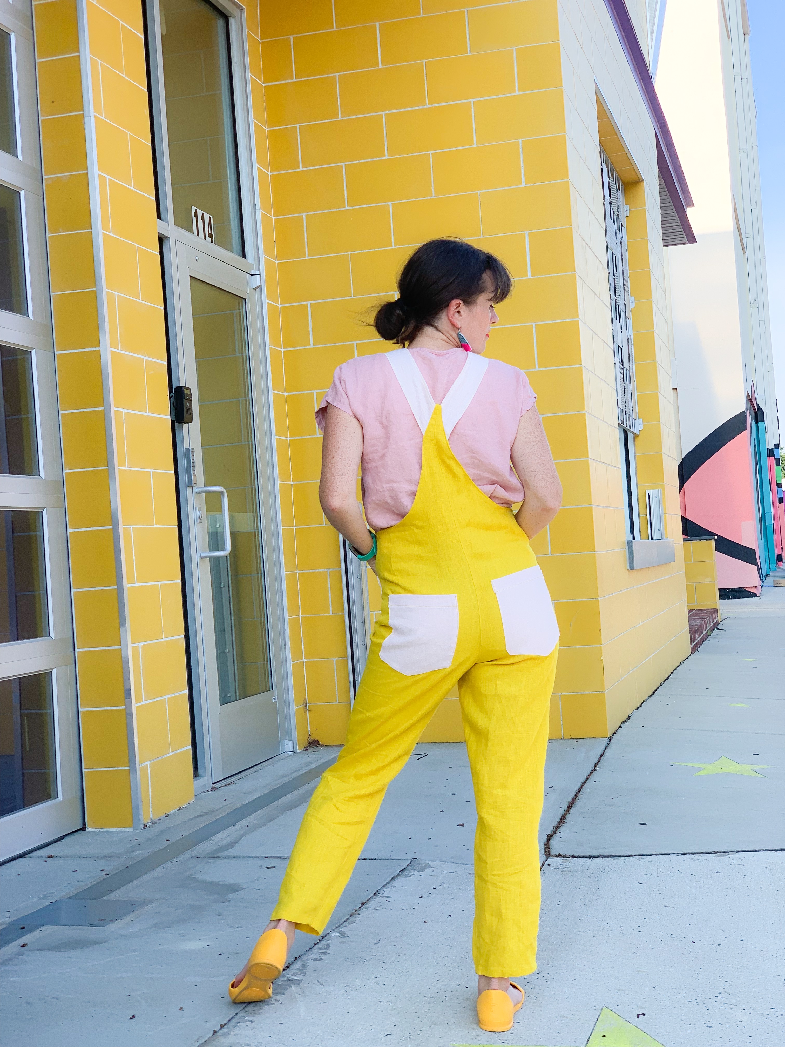 My Yellow Yanta Overalls – Katie Kortman